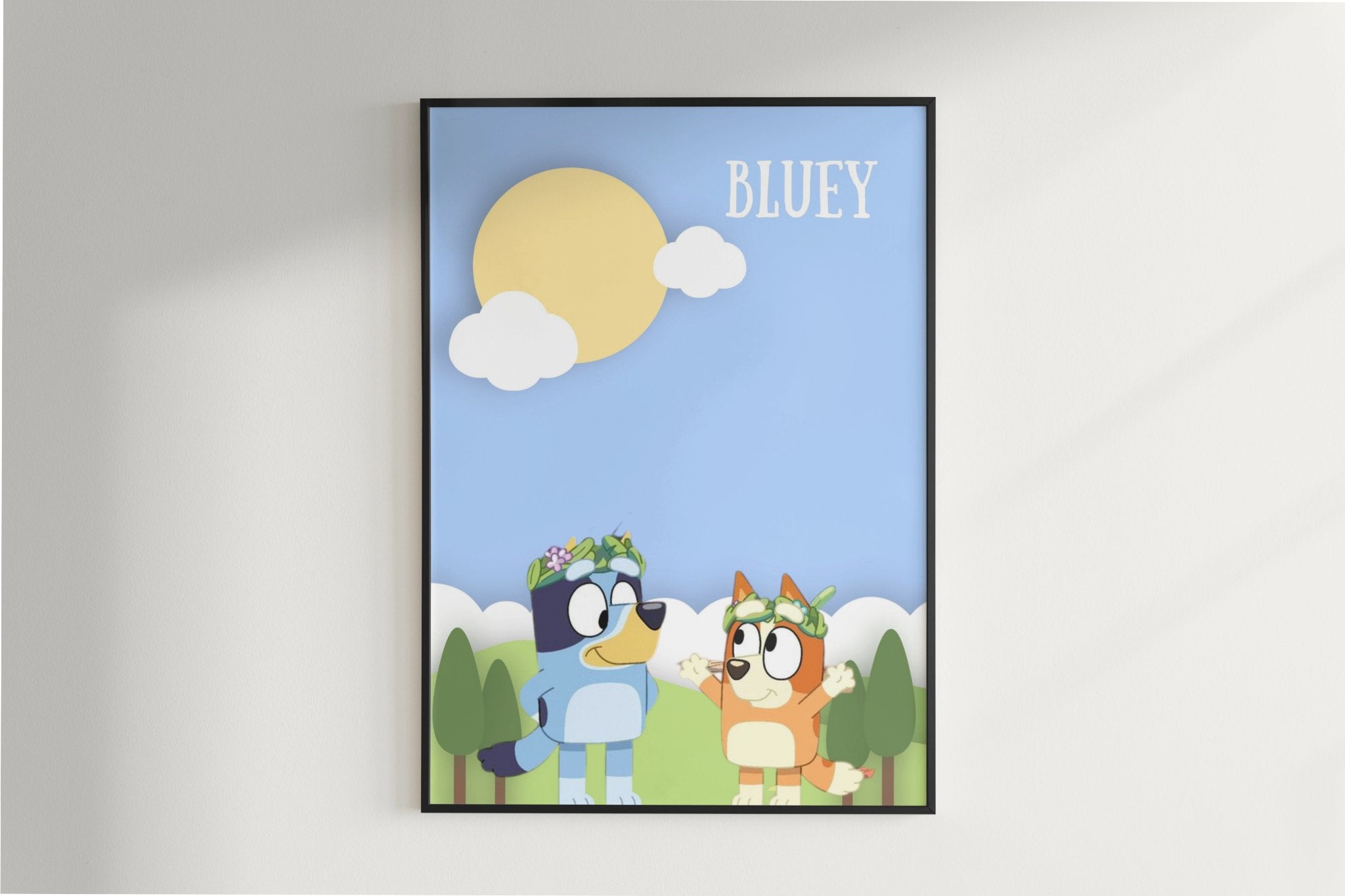 Bluey Playtime Fun Poster - Thanks a ton