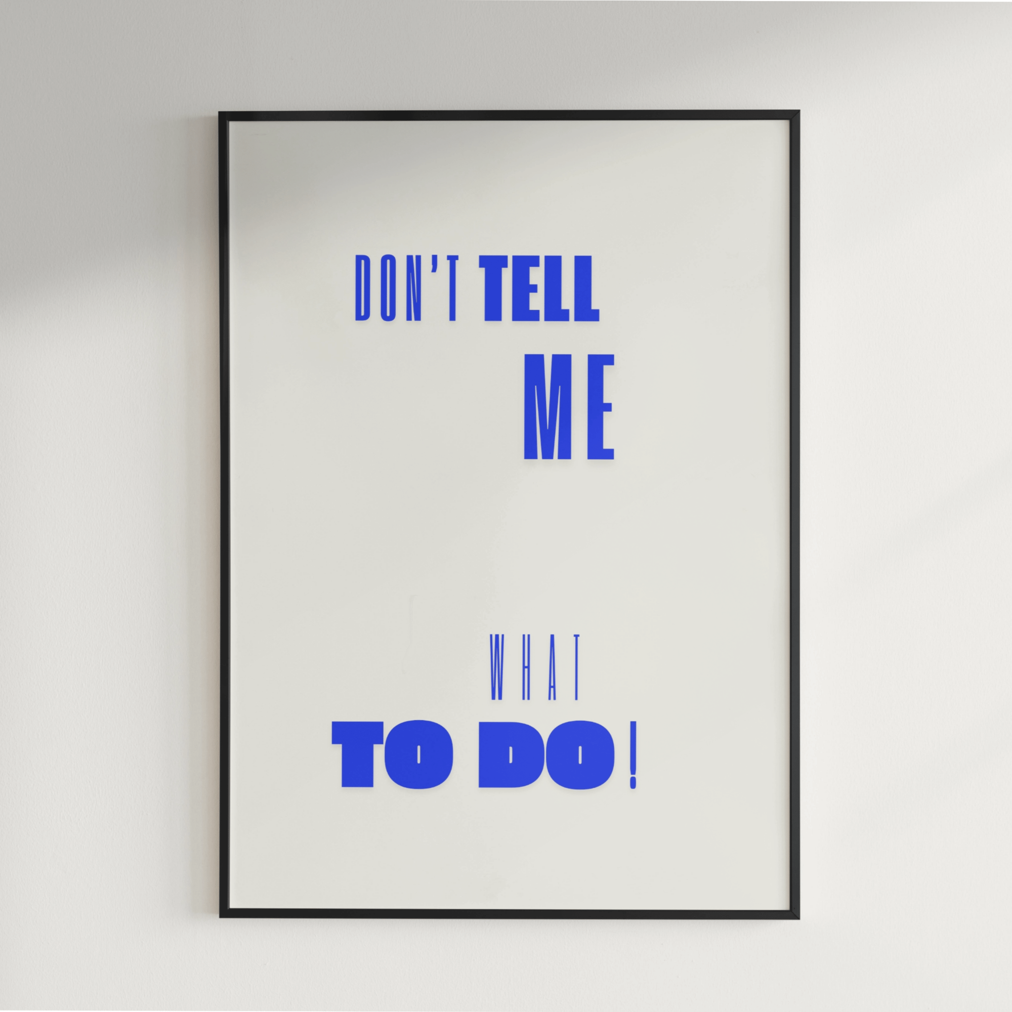 Do Tell Poster - Thanks a ton
