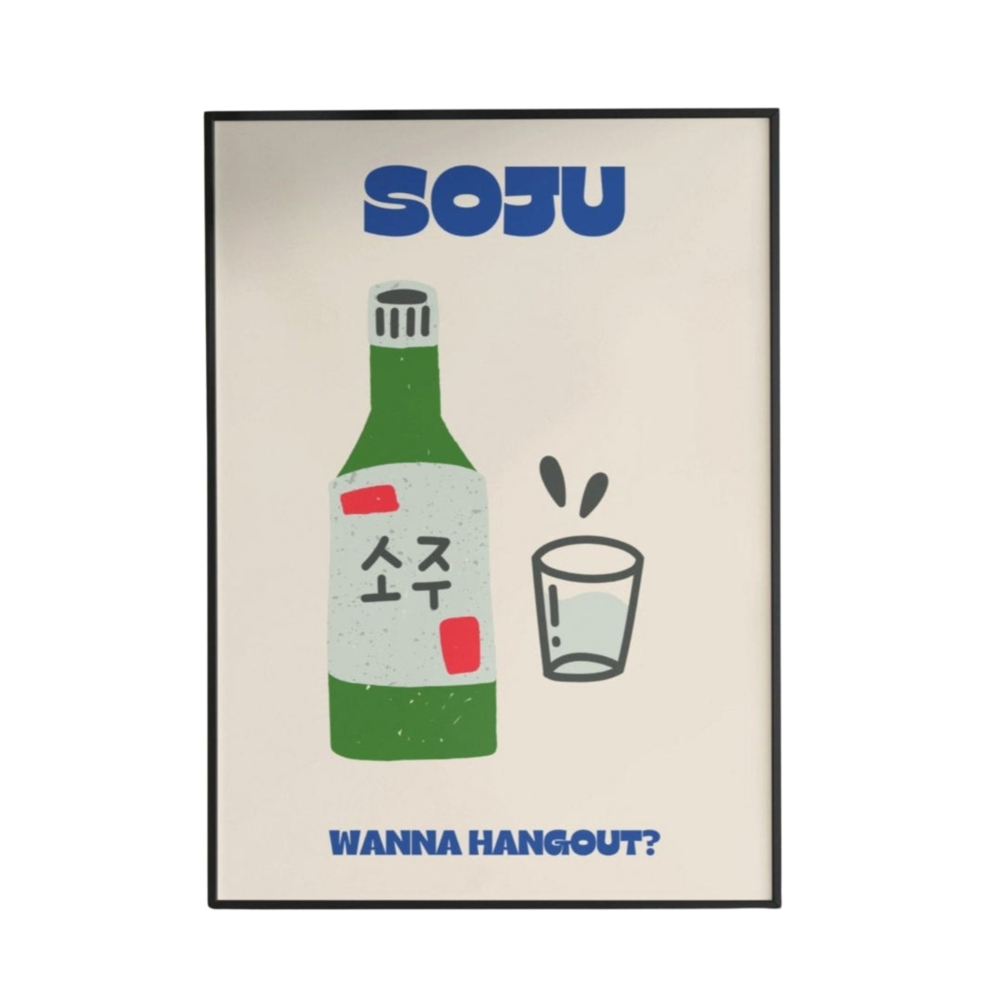 Modern Art Wall Poster - Soju Poster for Stylish Decor -ThanksATon ...